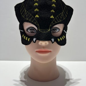 Black Panther Dress Up/pretend Play Mask Zoo Animal Costume Halloween ...
