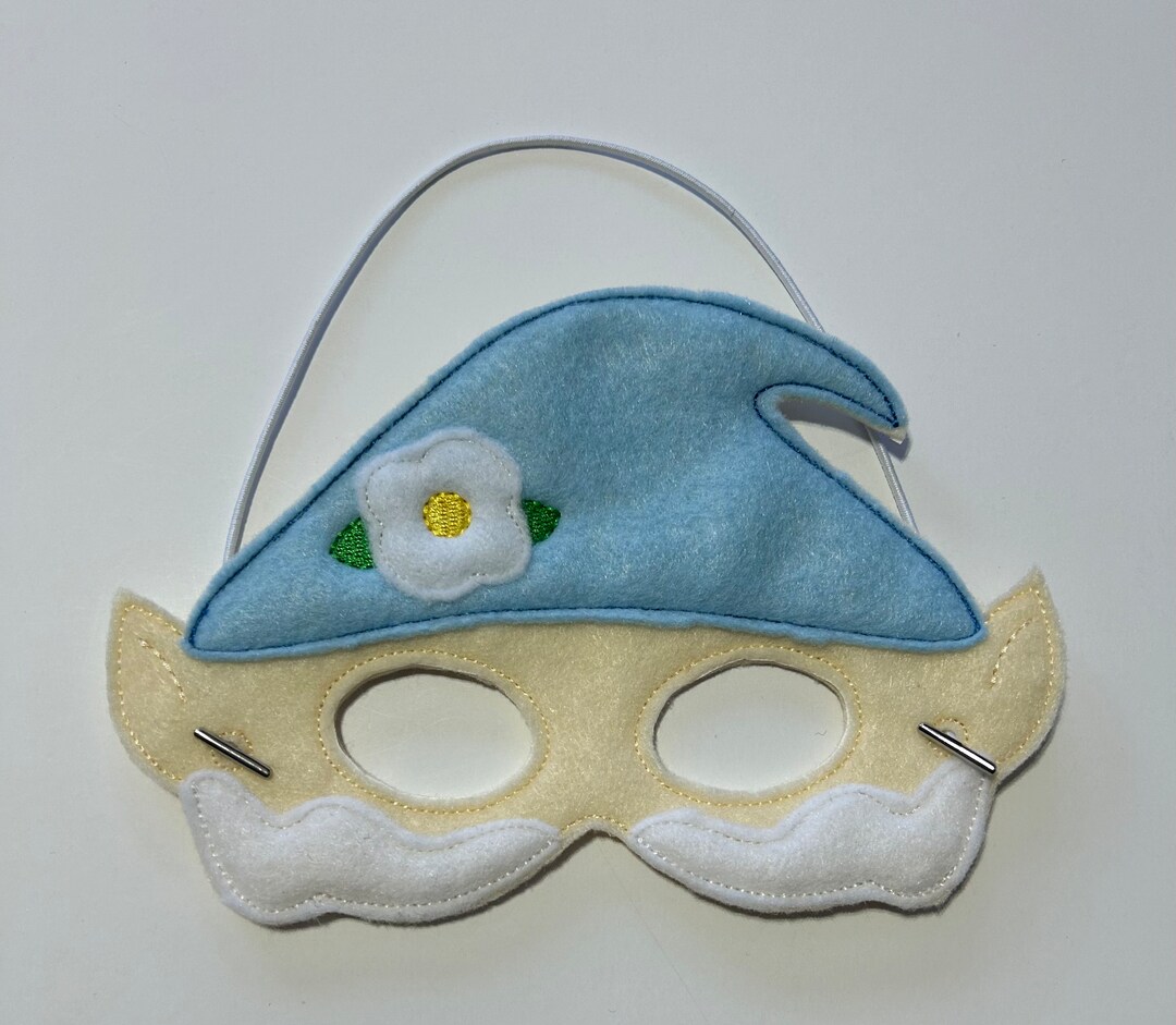 Felt Garden Gnome Mask: Embroidered Halloween Costume - Etsy