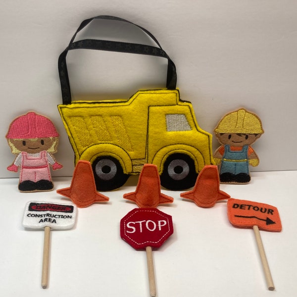 Toy Construction Worker - Etsy