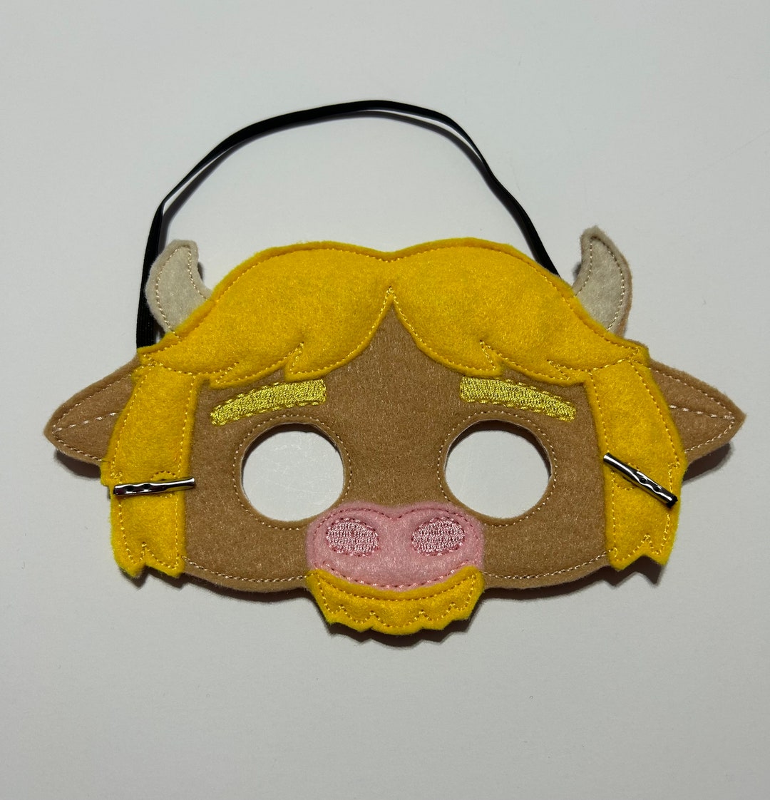 Yak Dress Up/pretend Play Mask Farm Animal Costume Halloween Birthday ...