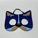 Blue Heeler Dog Dress Up/pretend Play Mask Costume Halloween Birthday ...