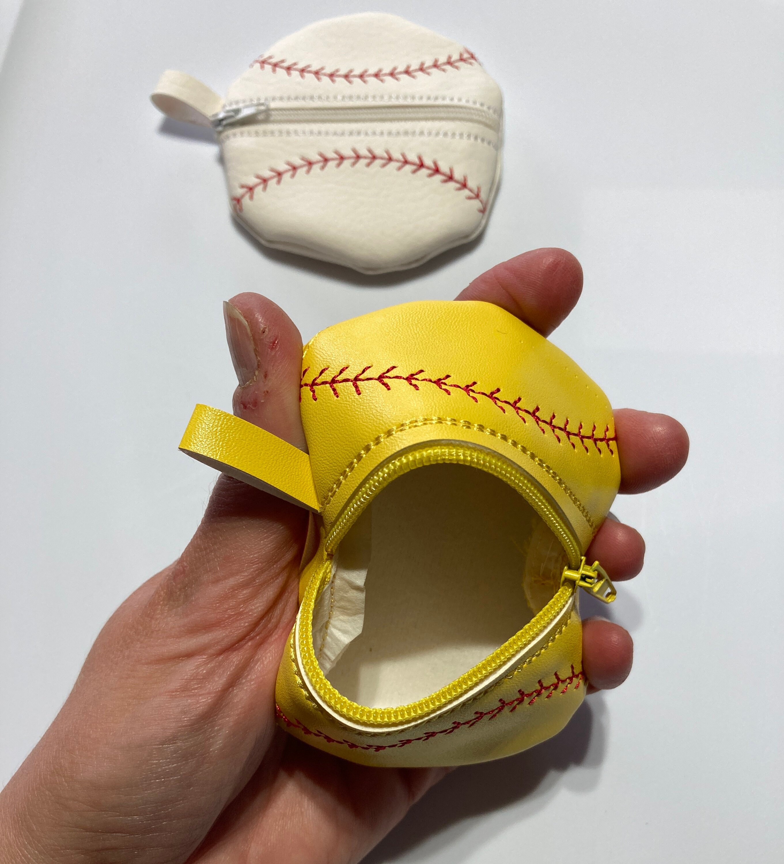 Baseball Softball Soccer Ball Coin Purse Contact Lens Case | Etsy