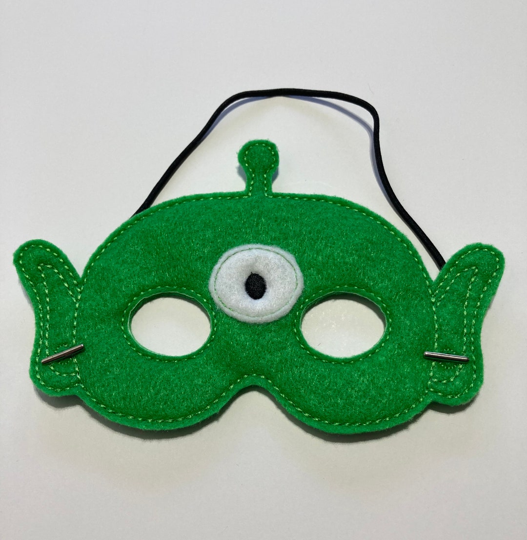 3 Eye Alien Dress Up/pretend Play Mask Halloween Costume Birthday Party ...