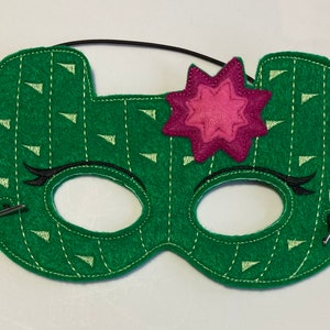 Cactus Succulent Dress Up/pretend Play Mask Costume Halloween Birthday ...