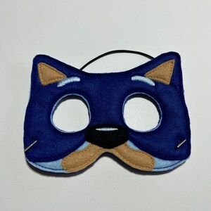 Blue Heeler Dog Dress Up/pretend Play Mask Costume Halloween Birthday ...