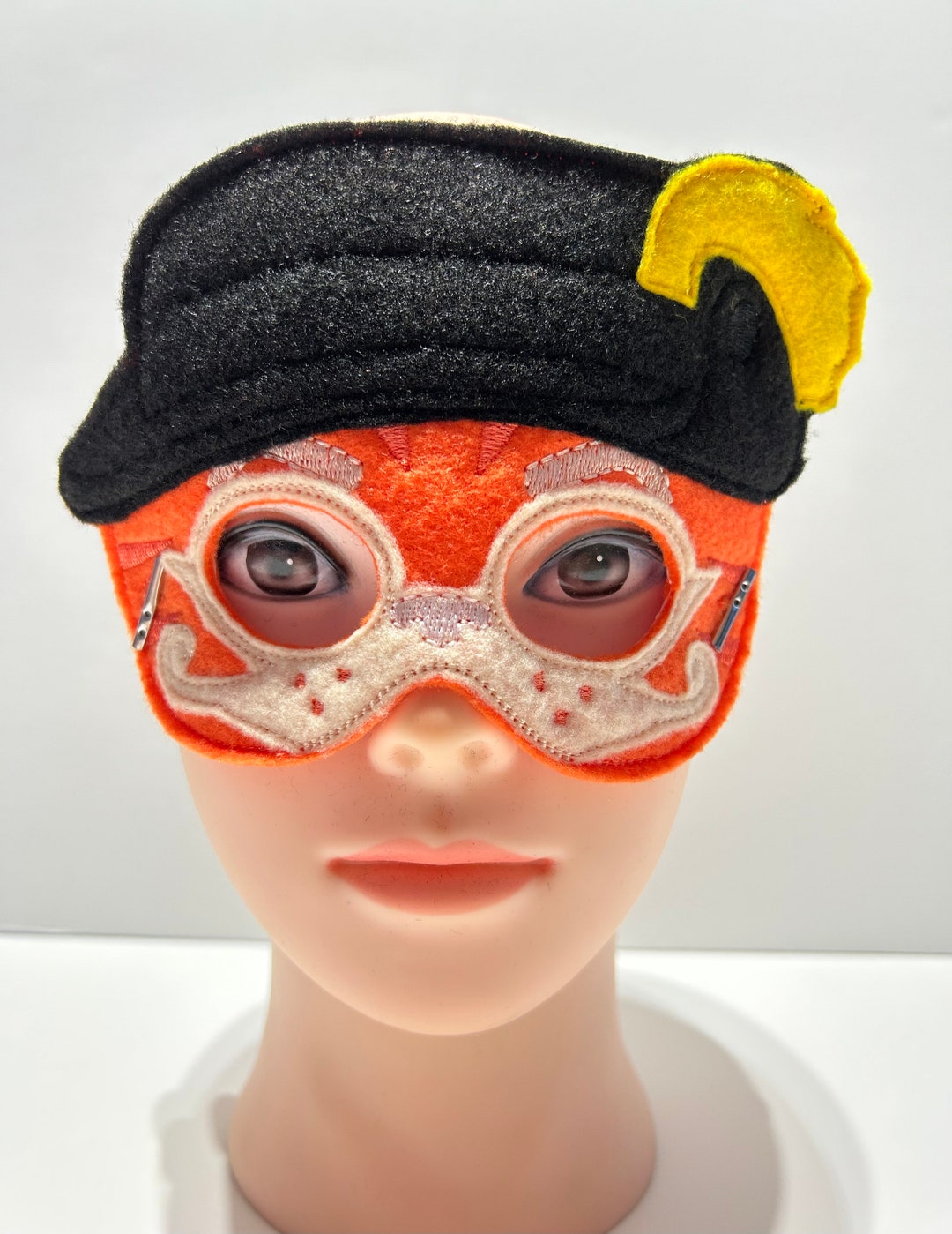 Bandit Cat Dress Up/pretend Play Mask Costume Halloween Birthday Party ...