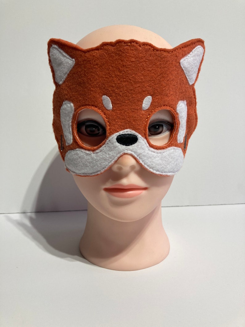 Red Panda Animal Dress Up/pretend Play Mask Halloween Costume - Etsy