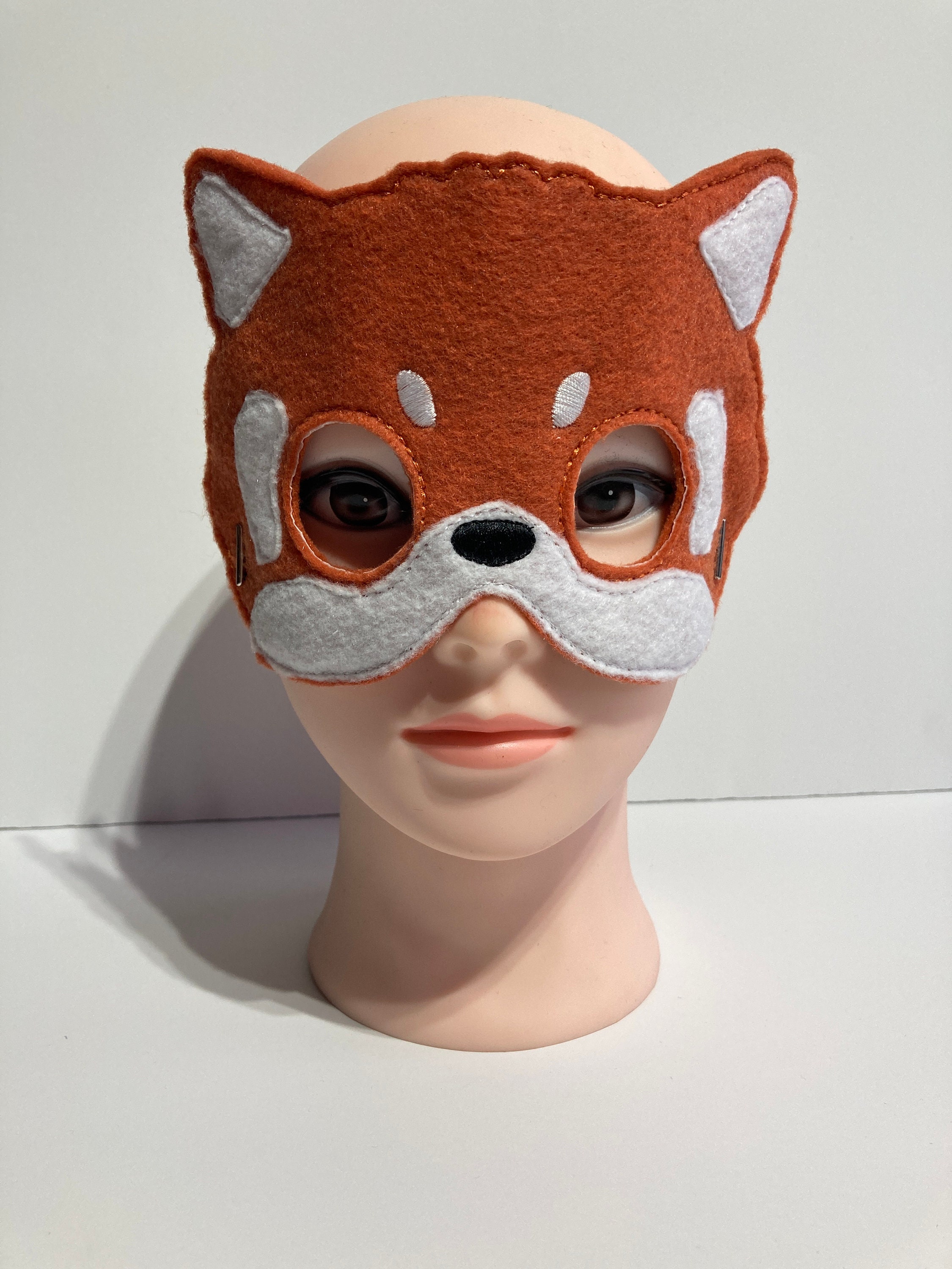 Red Panda Animal Dress Up/pretend Play Mask Halloween Costume - Etsy
