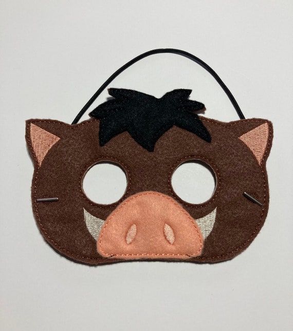 Warthog Zoo Animal Dress Up/pretend Play Mask Halloween - Etsy