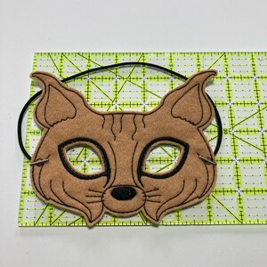 Bobcat Animal Dress Up/pretend Play Mask Costume Halloween Birthday ...