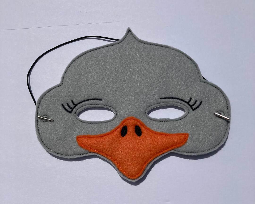 Felt Ostrich Mask: Kids Dress Up, Halloween Costume - Etsy