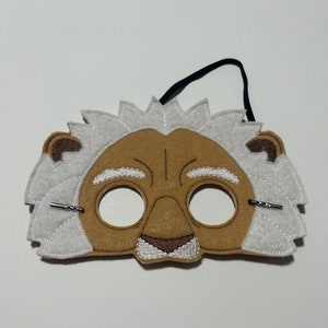 White Mane Lion Dress Up/pretend Play Mask Zoo Animal Costume Halloween ...