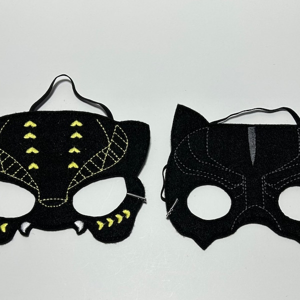 Black Panther Face Mask - Etsy