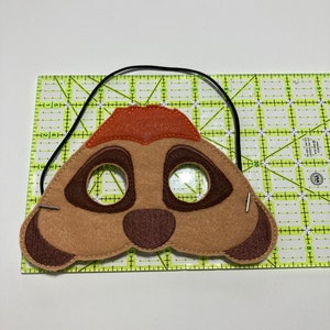 Meerkat Zoo Animal Dress Up/pretend Play Mask Halloween Costume ...