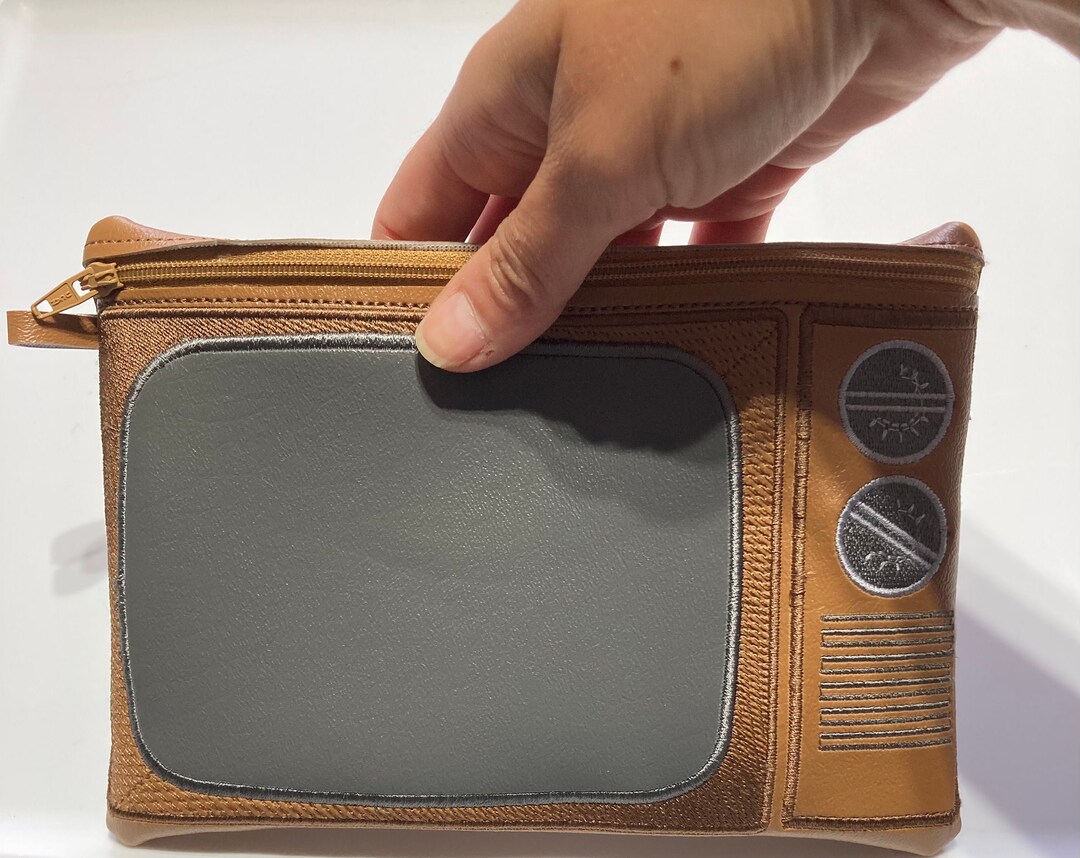 Retro TV Console Zipper Purse/clutch Halloween Pouch Gift Make up Bag ...