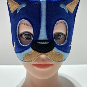 Blue Heeler Dog Dress Up/pretend Play Mask Costume Halloween Birthday ...