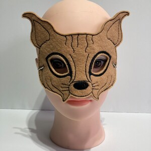 Bobcat Animal Dress Up/pretend Play Mask Costume Halloween Birthday ...