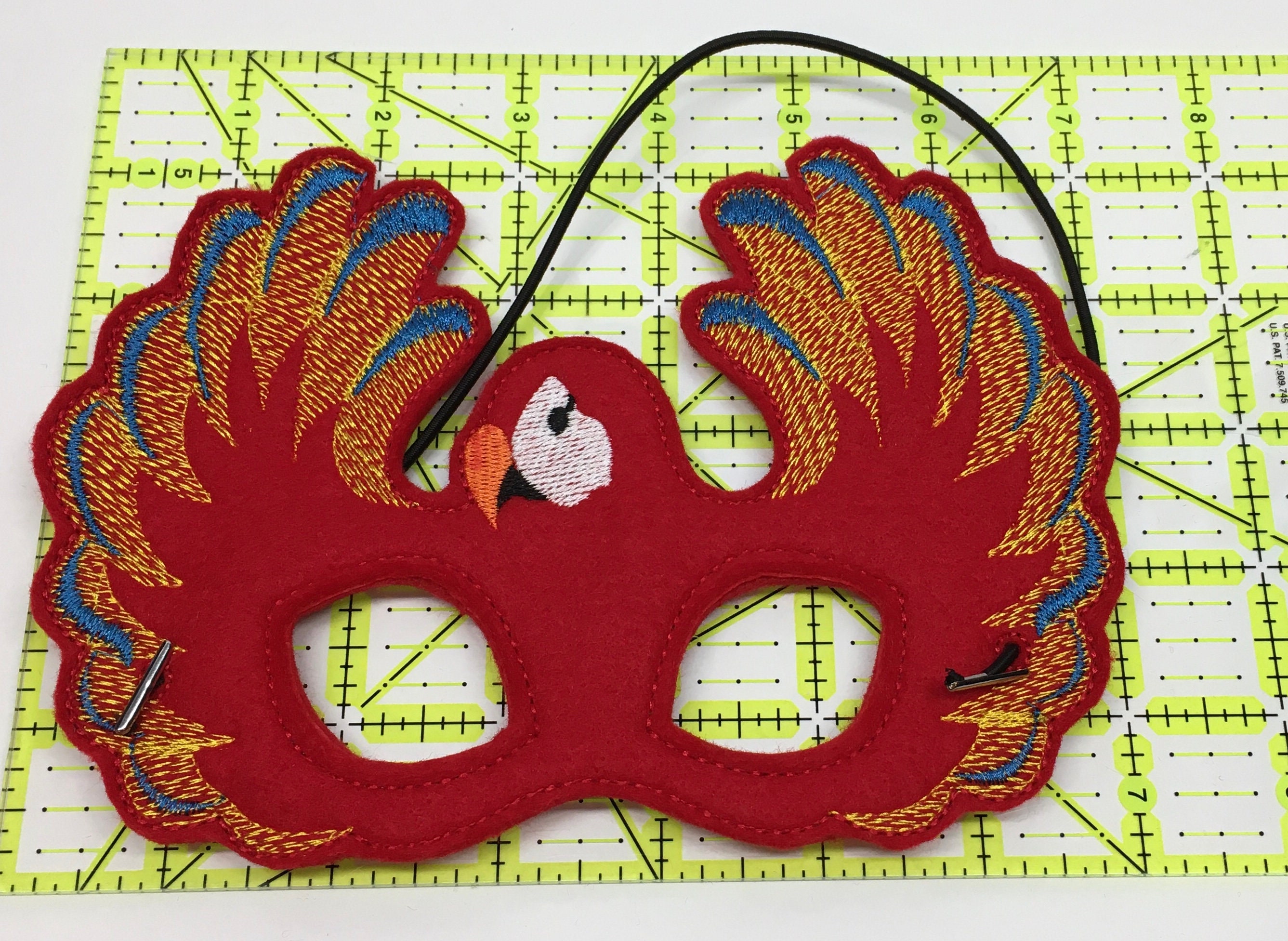 Parrot Dress Up/pretend Play Mask Tropical Bird Halloween | Etsy