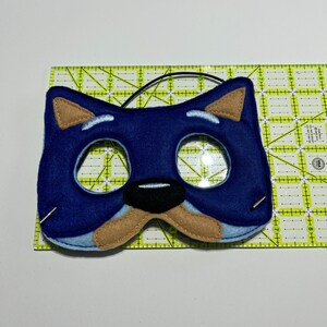 Blue Heeler Dog Dress Up/pretend Play Mask Costume Halloween Birthday ...