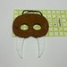 Walrus Dress Up/pretend Play Mask Zoo Animal Marine Life - Etsy