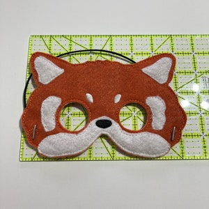 Red Panda Animal Dress Up/pretend Play Mask Halloween Costume Halloween ...