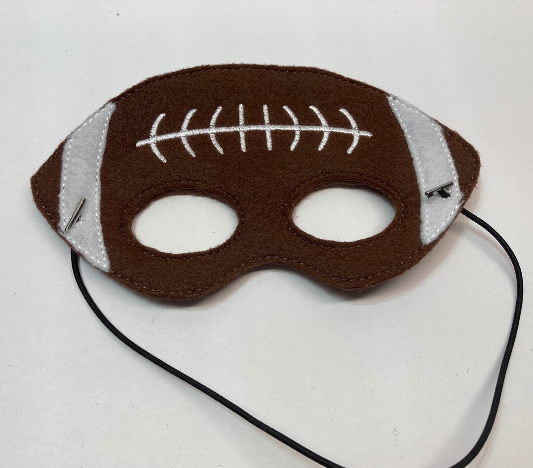 Football Dress Up/pretend Play Mask Super Bowl Party Costume Halloween ...