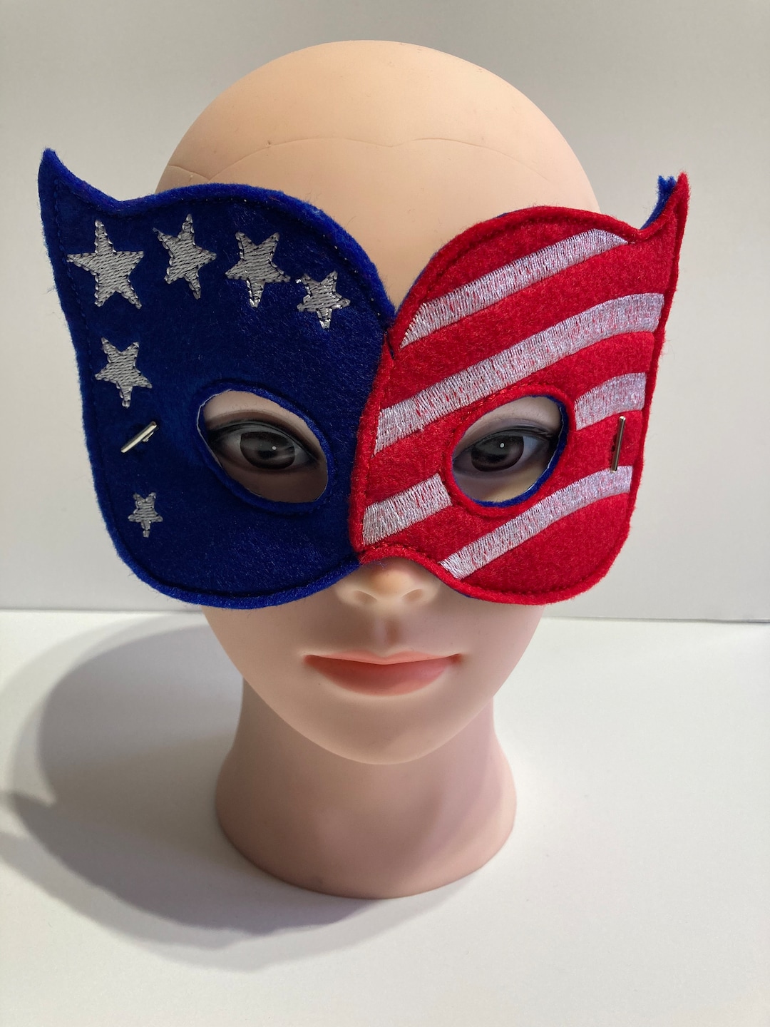 USA America Freedom Dress Up/pretend Play Mask Halloween Costume ...