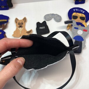 Police Finger Puppet Set With Car Bag | Etsy