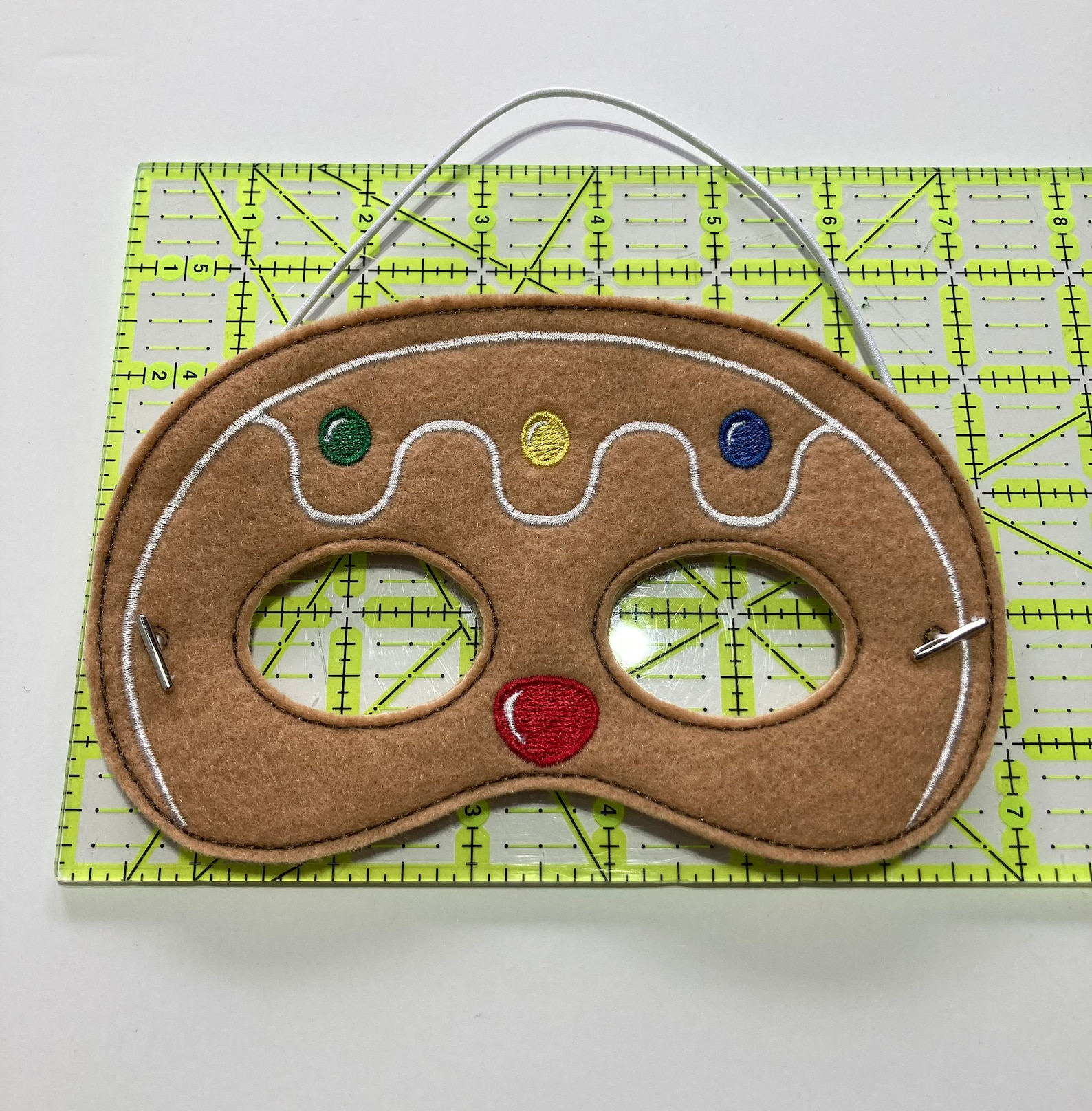 Gingerbread Dress Up/pretend Play Mask Christmas Halloween - Etsy