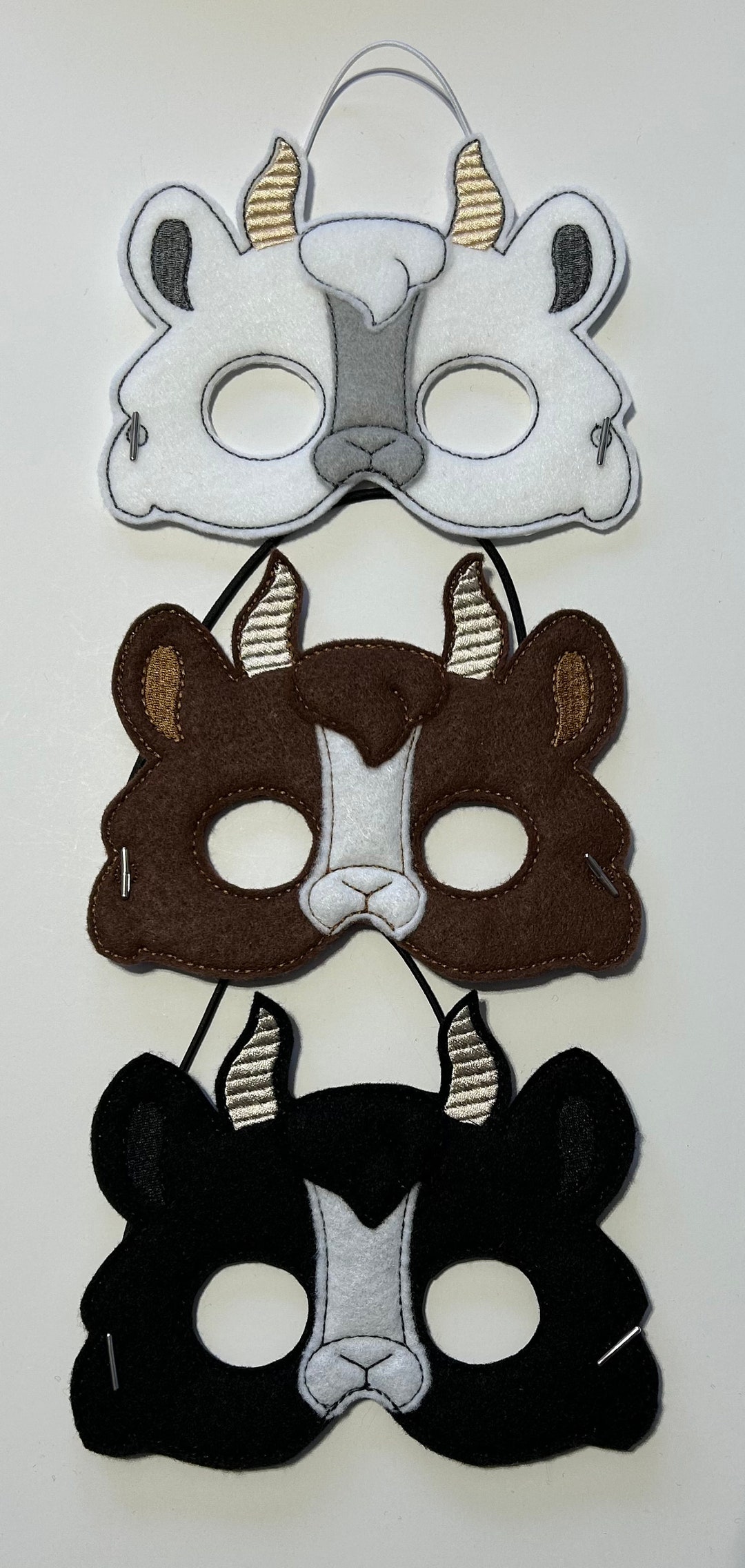 Felt Goat Mask: Farm Animal Dress Up, Halloween Costume - Etsy