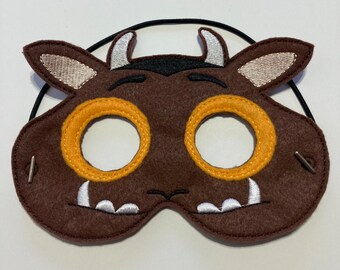 Gruffalo Inspired Felt Mask, Costume for Children - Etsy