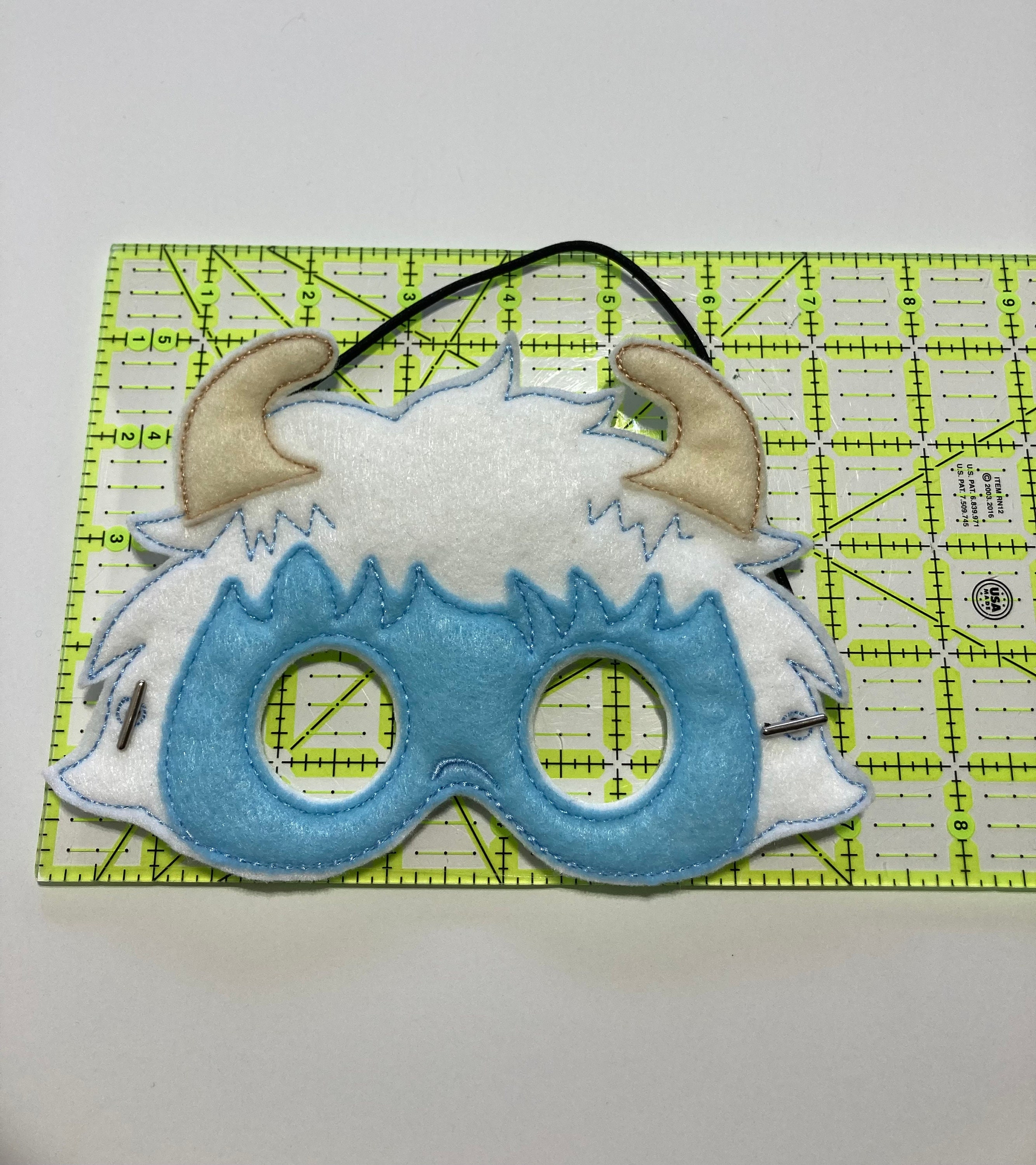 Yeti Dress Up/pretend Play Mask Halloween Costume Birthday - Etsy