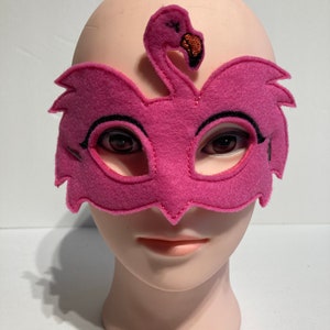 Felt Flamingo Mask: Pink Bird Costume, Dress Up, Party Favor - Etsy