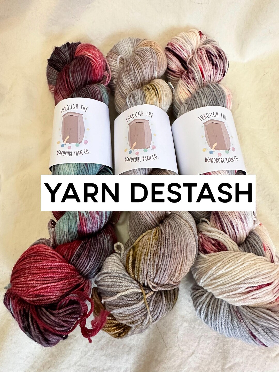 DESTASH YARN: Through the Wardrobe Yarn Co 2022 YOTM Club Superwash ...