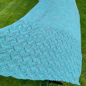 KNIT Pattern - Tiptoe Through the Tulips Wrap Oversize Generous ...