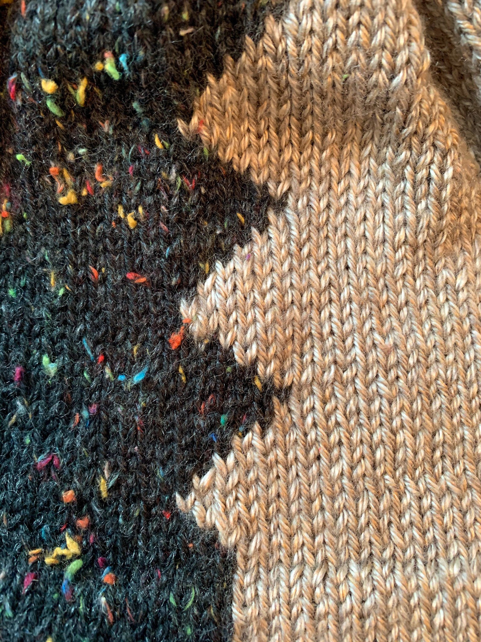 KNITTING PATTERN Socorro Two Color Knit Hat Pattern With - Etsy