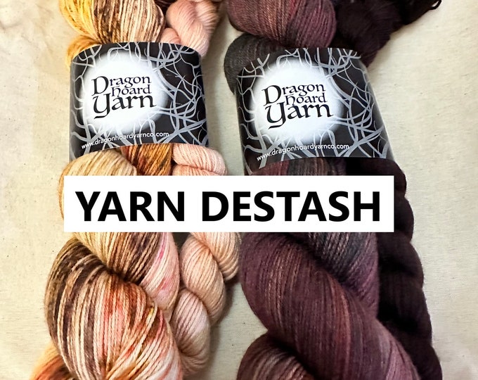 DESTASH YARN: Dragonhoard Yarn Sock Sets 2023 Advent Nutcracker Myth ...