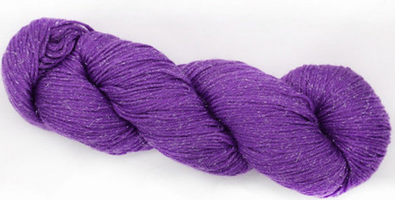 YARN DESTASH Uru Yarn Sugared Sport by Knitcrate Lapis Superwash Merino ...