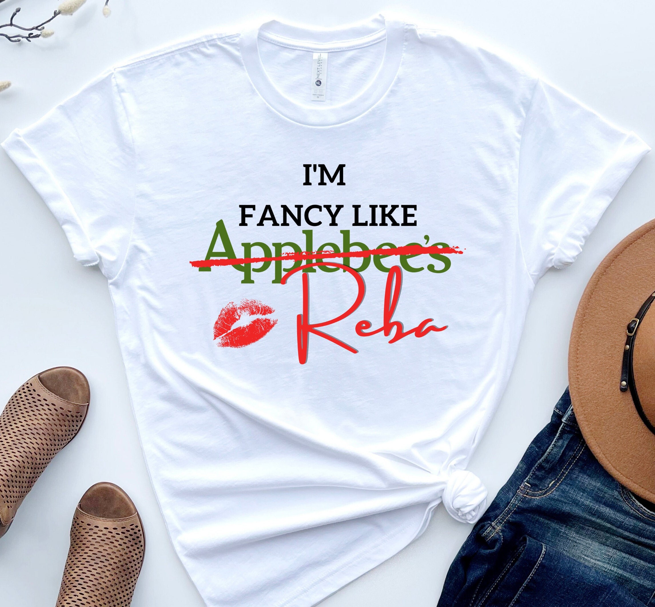 Fancy Like Applebee's Reba, Country Music Shirt Design File in SVG, Jpg ...