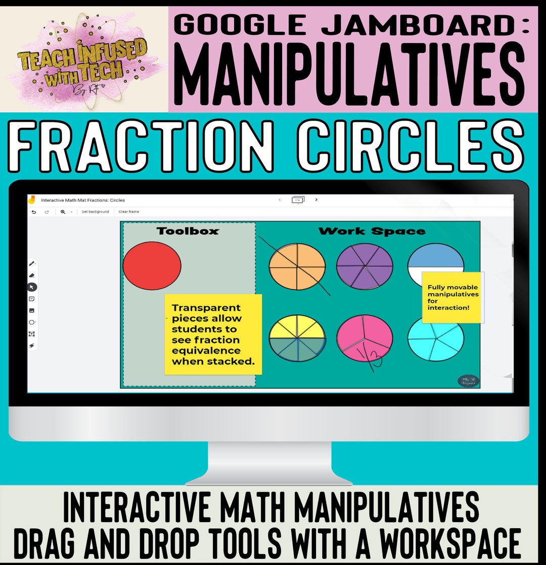 Google Workspace for Education Interactive Math Mat: Fraction Circles ...