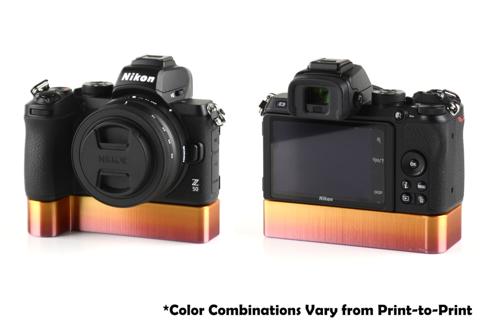 Camera Grip for Nikon Z50 With Tripod Mount - Etsy