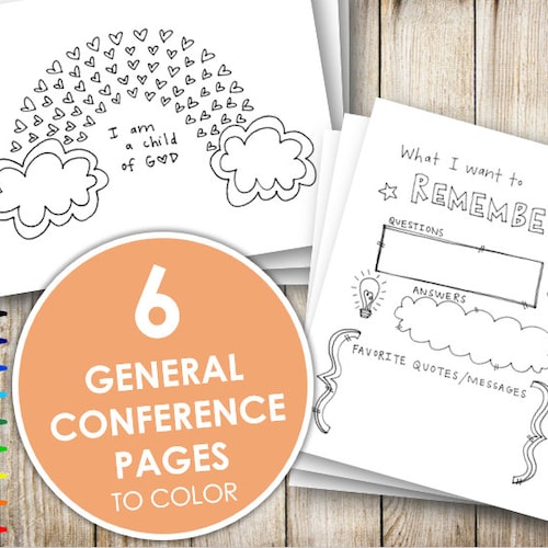 LDS General Conference Journal Printable Instant Download - Etsy