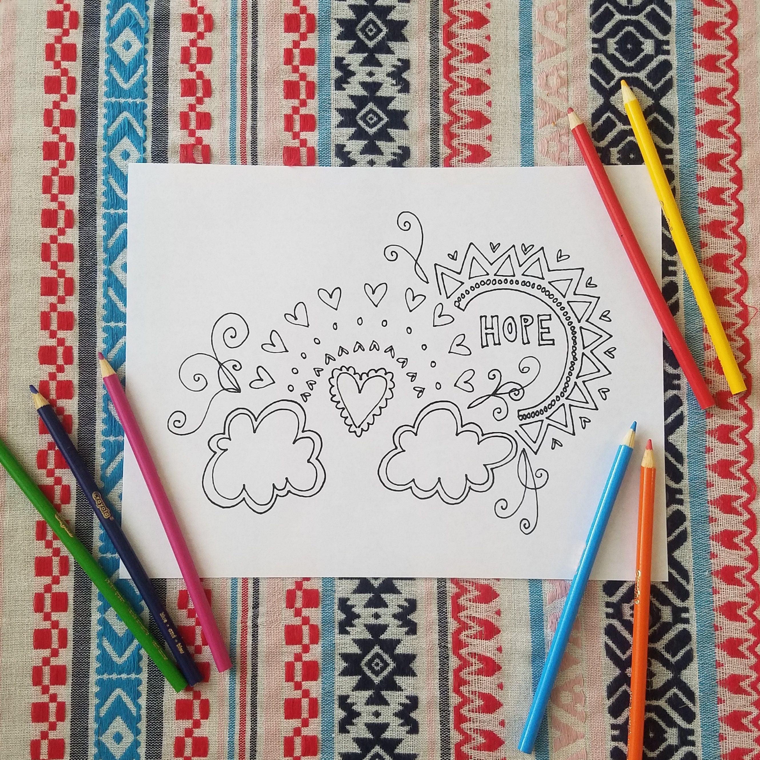 Printable Infertility Awareness Coloring Pages, Adult Coloring Sheets ...