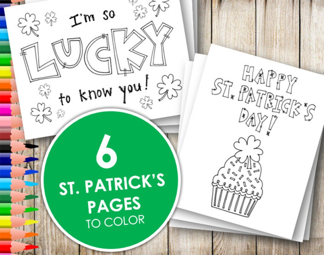 Printable St. Patrick’s Day Coloring Pages, Adult and Kid Coloring ...