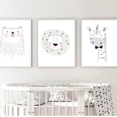 Printable Nursery Wall Art Set of 2 / We Love You to the Moon | Etsy