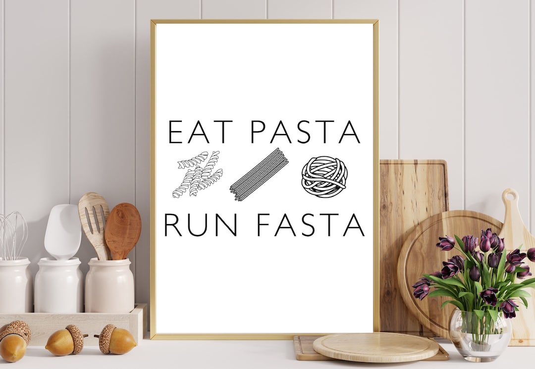 Let's Eat Print, Kitchen Wall Art, Kitchen Poster, Kitchen Print ...