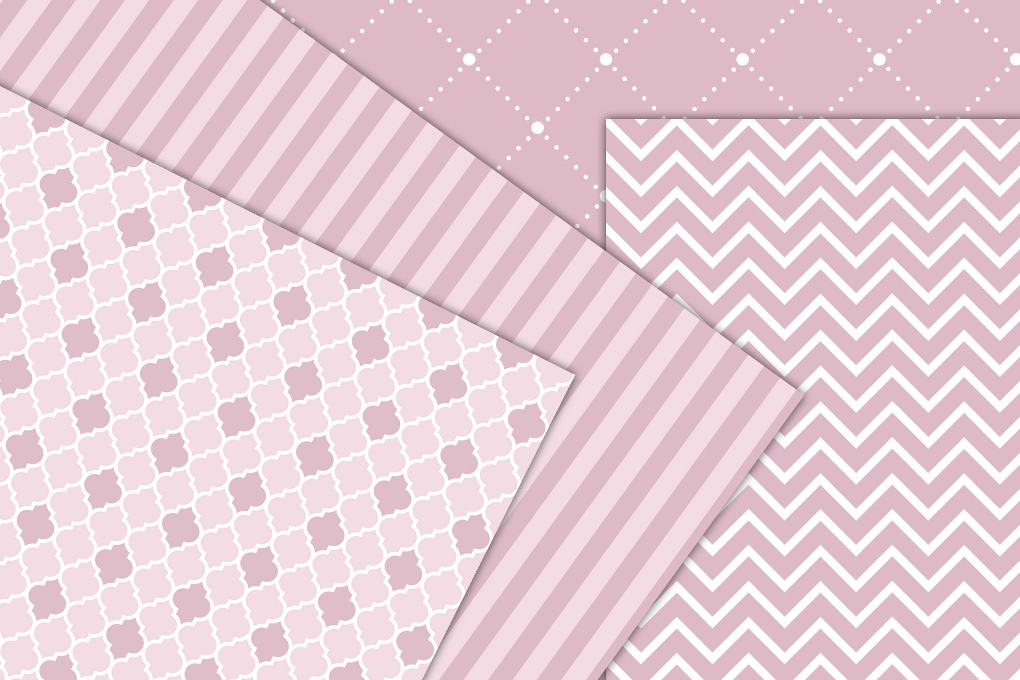 Pink Scrap Digital Paper Pink Princess Pattern Girl - Etsy