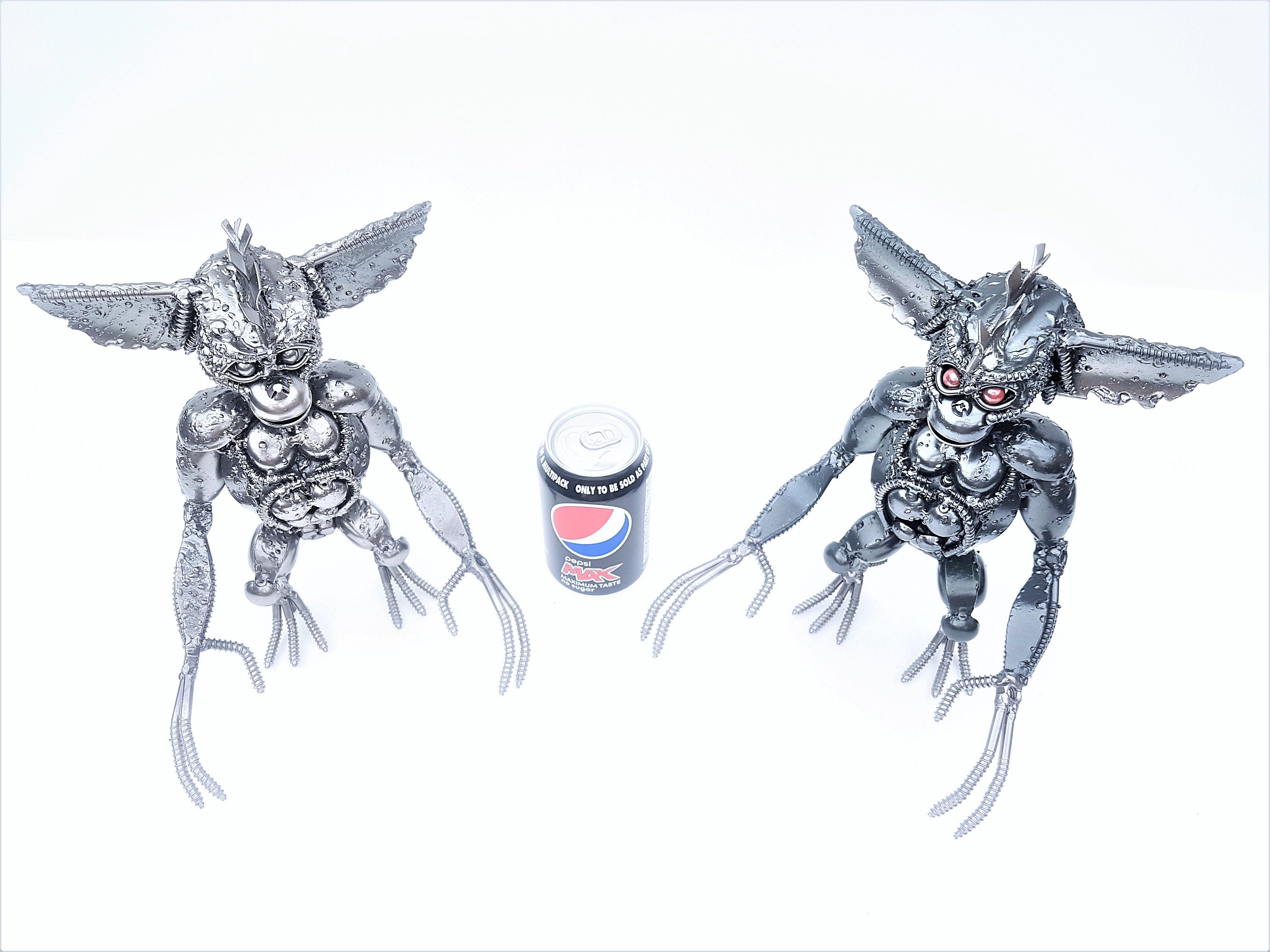 Gremlin Big Sci-Fi Handmade Metal Art Productions Recycled | Etsy