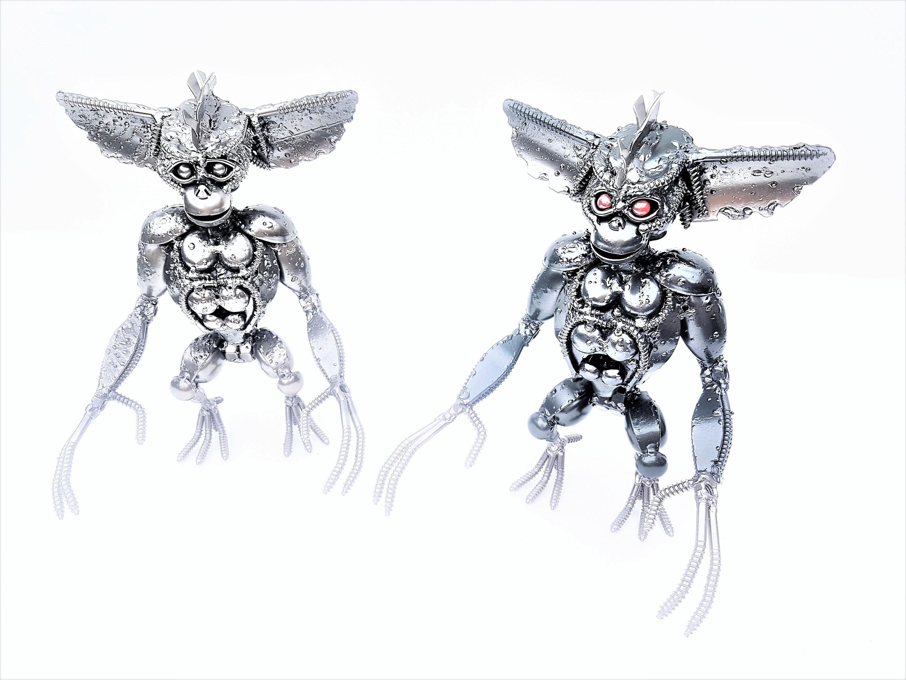 Gremlin Big Sci-Fi Handmade Metal Art Productions Recycled | Etsy