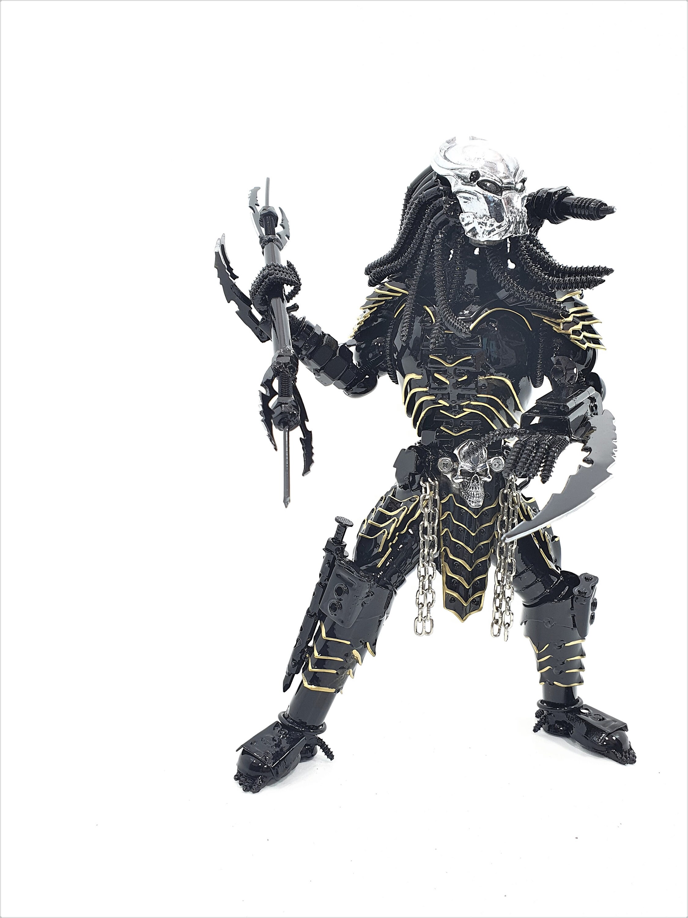 Predator 40cm 10 Masks to choose from Throwing Spear Staff | Etsy